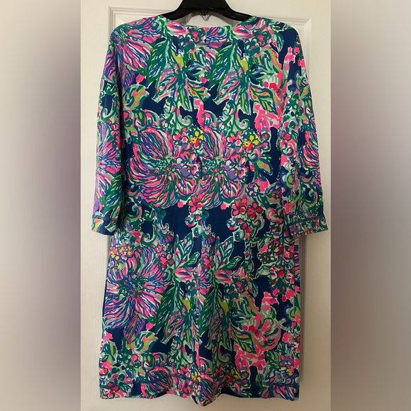 Lilly Pulitzer | Dresses | Lilly Pulitzer Joyce Upf 5 Knit Shift Dress ...